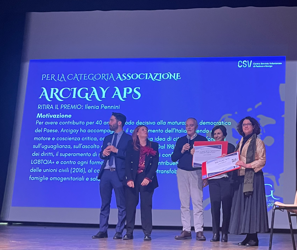 Arcigay Nazionale premiata con il Premio Gattamelata 2025 - Arcigay ...